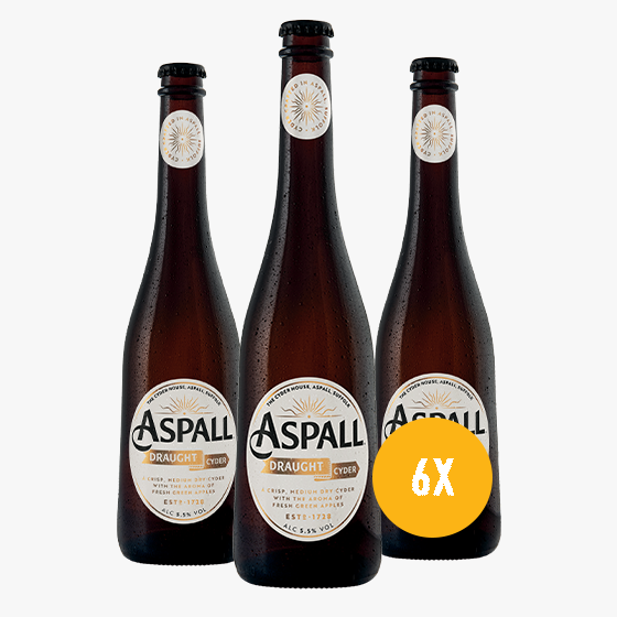 Aspall Draught Iconic| Buy 6x 500ml Bottle(s) Now – Sharp's Brewery